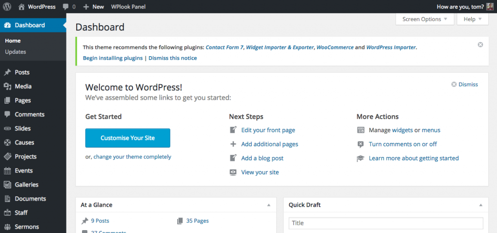 Required Plugins - WPlook Documentation