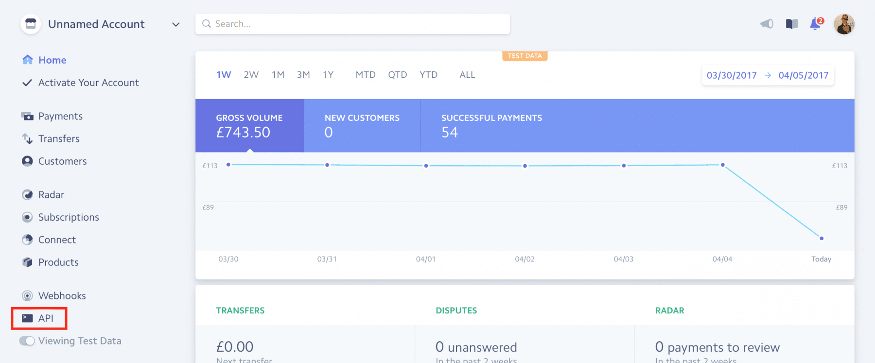 The Stripe dashboard. - WPlook Documentation