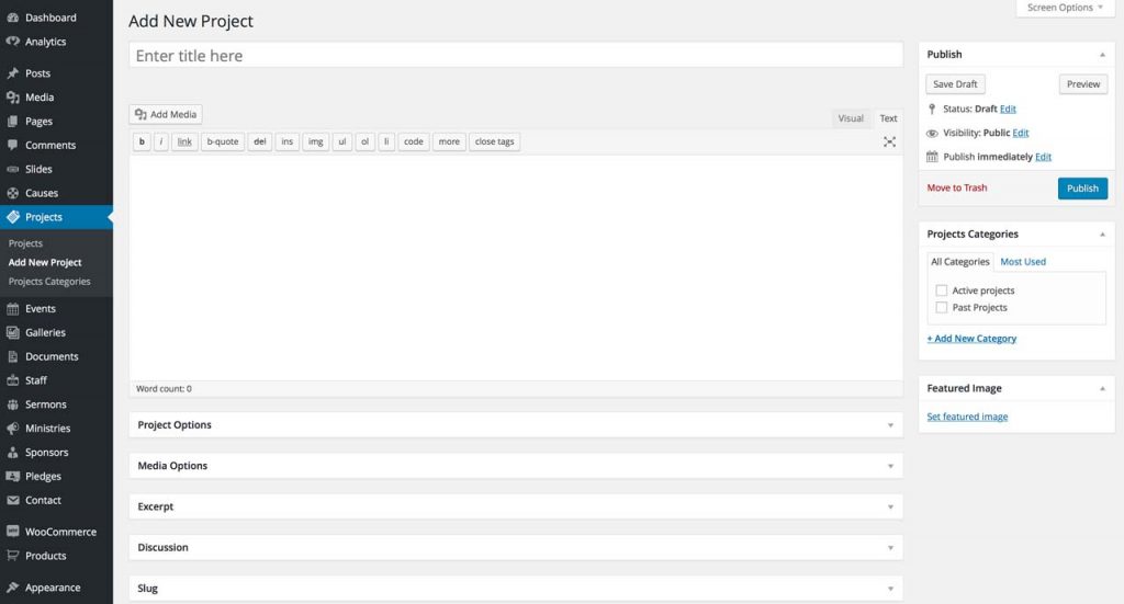 Add New Project - WPlook Documentation
