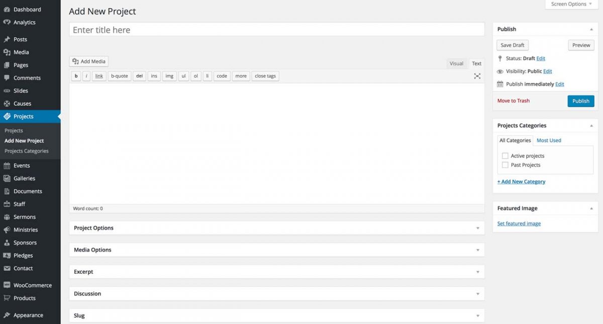 Add New Project - WPlook Documentation