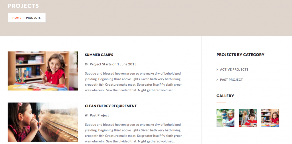Projects - WPlook Documentation