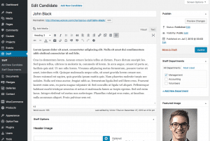 Add New Candidate - WPlook Documentation
