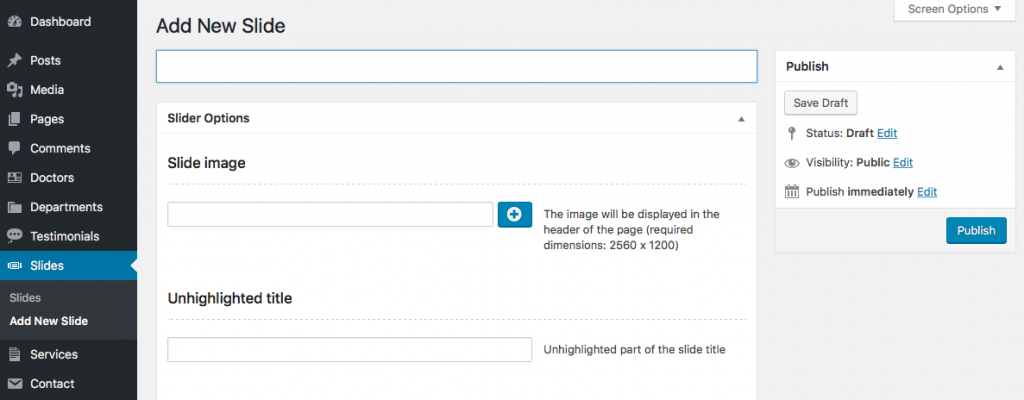 Add New Slide - WPlook Documentation