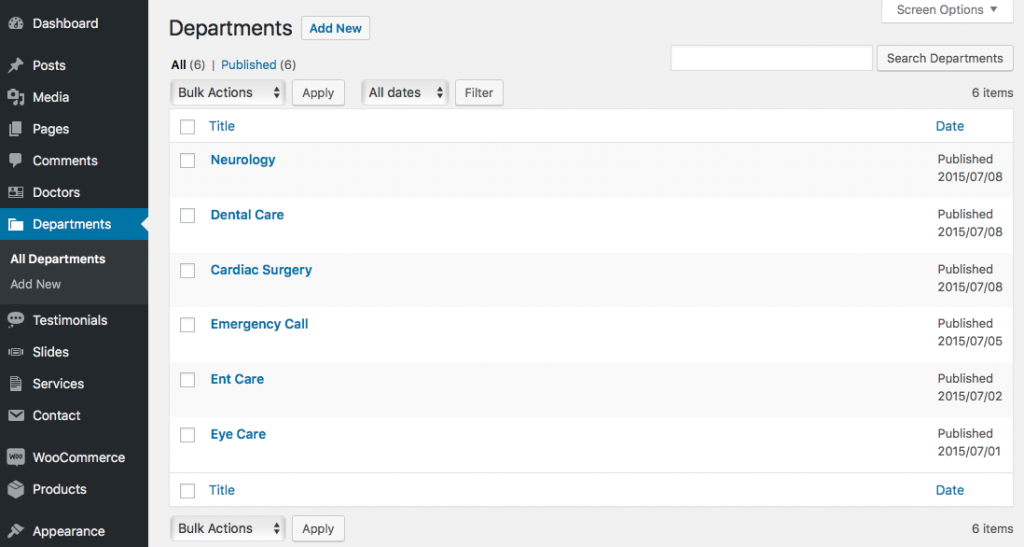 All Departments - WPlook Documentation
