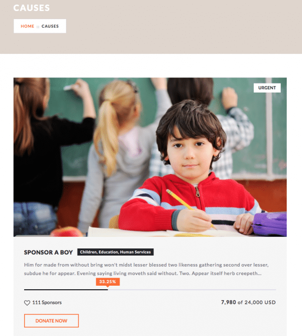 All Causes - WPlook Documentation