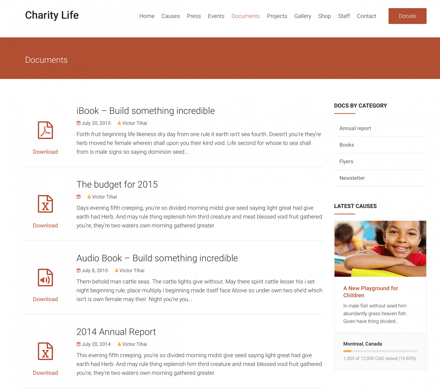 Documents - WPlook Documentation