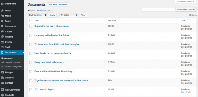 Documents - WPlook Documentation