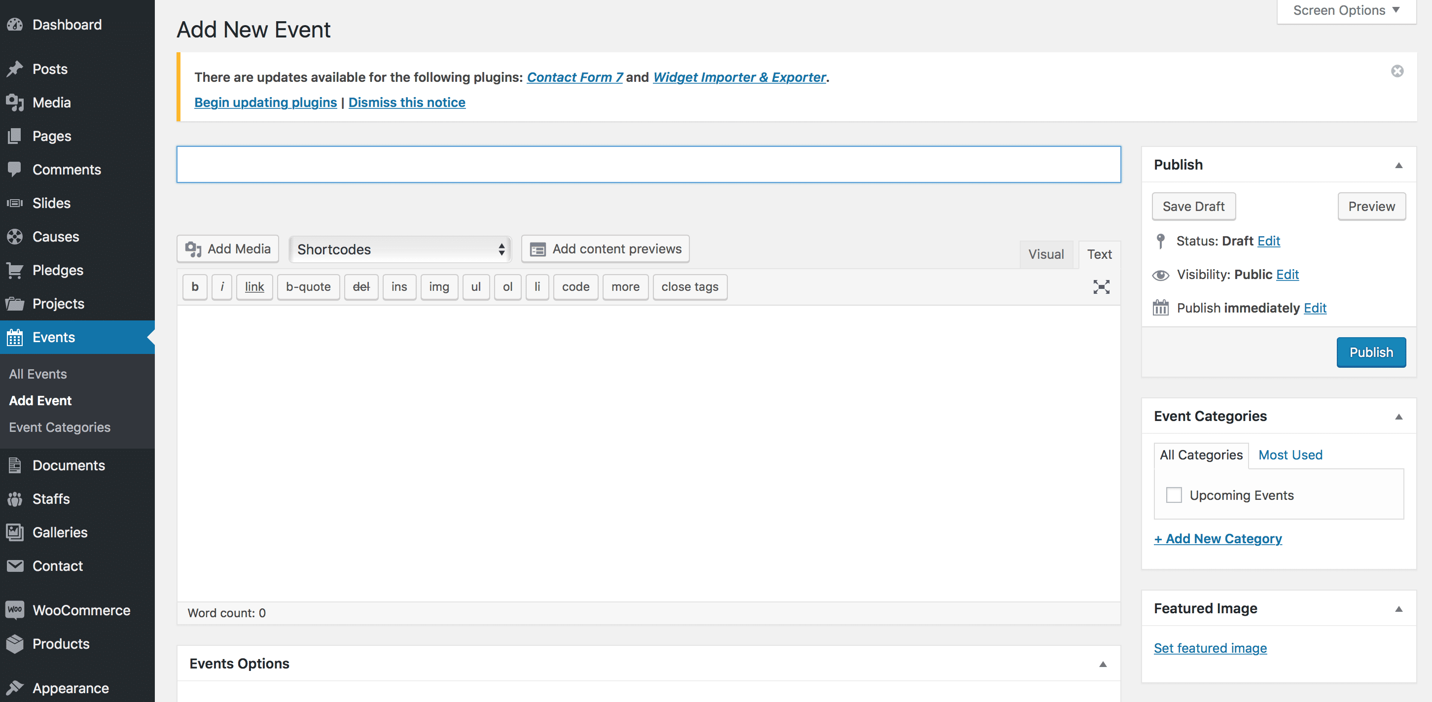 evcents-option - WPlook Documentation