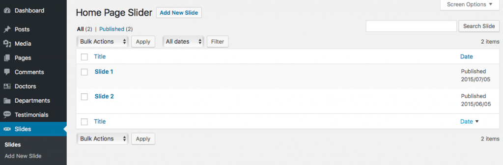 Slides - WPlook Documentation
