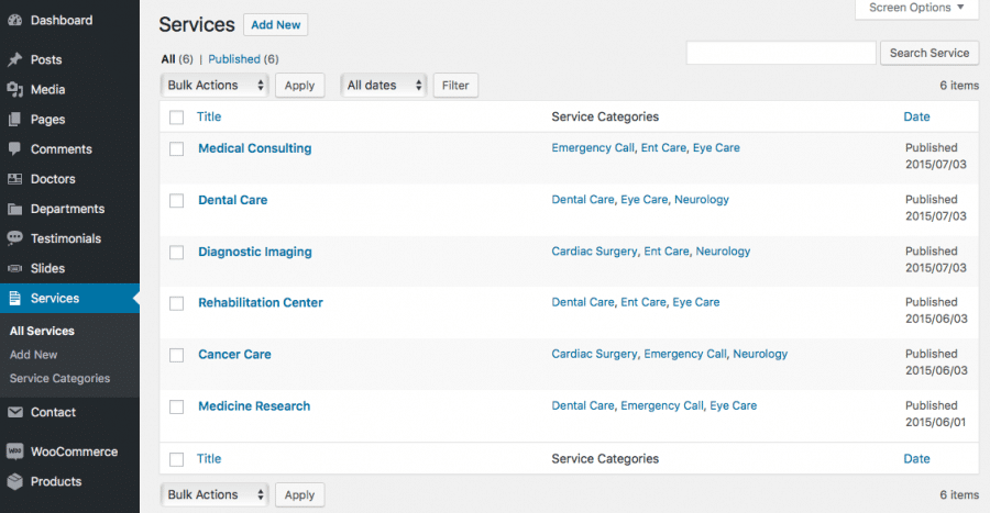 All Services - WPlook Documentation