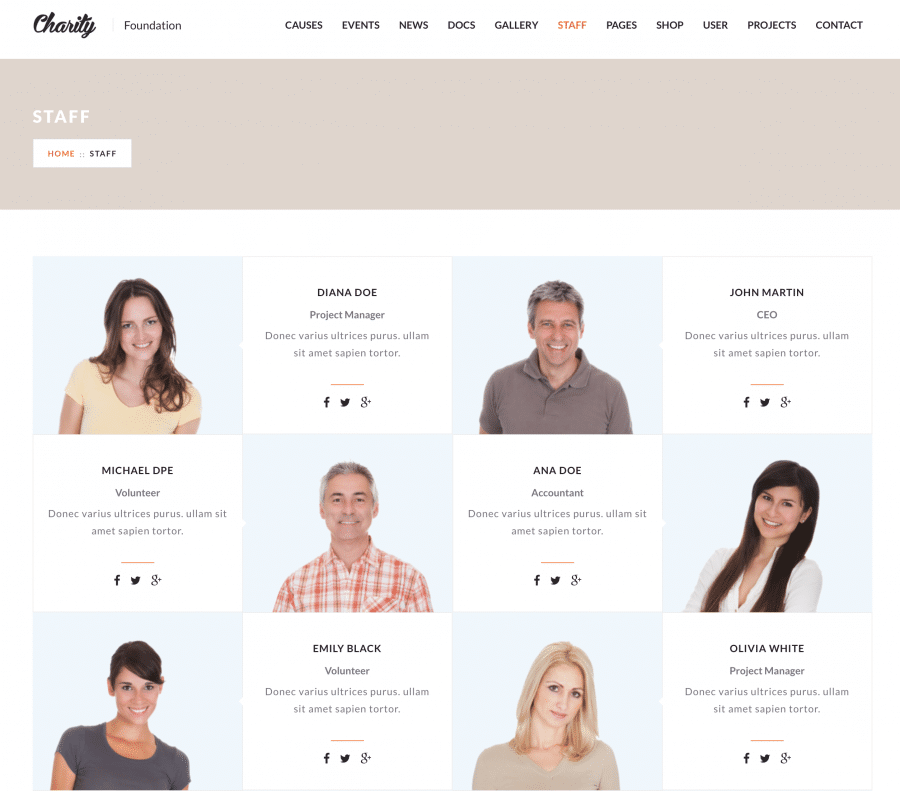 All Staff - WPlook Documentation