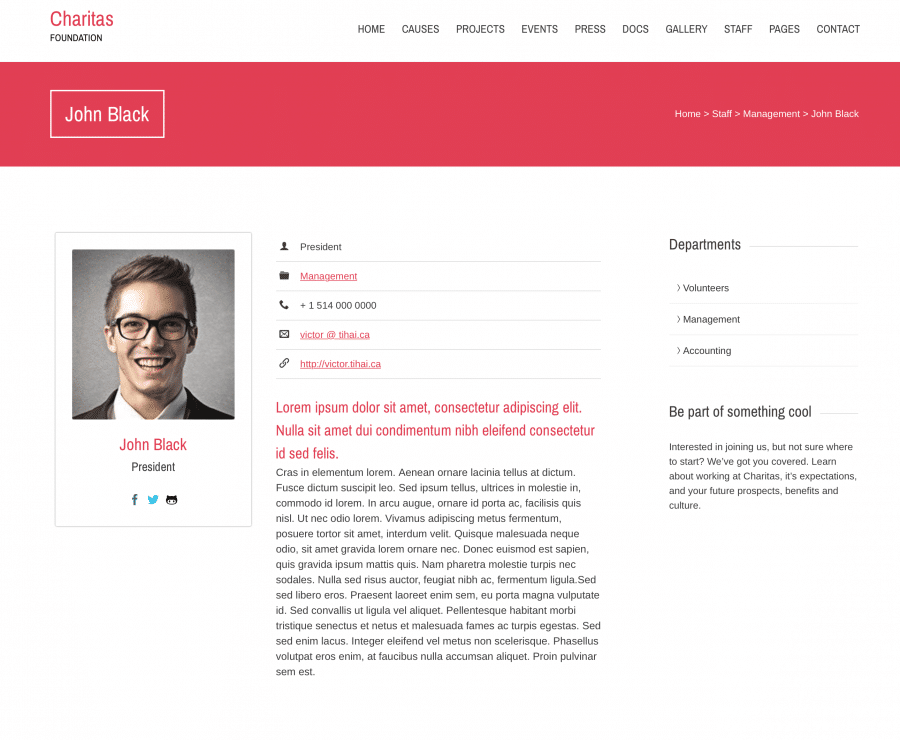 Staff - WPlook Documentation