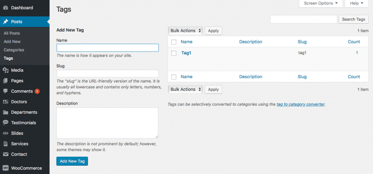 Tags - WPlook Documentation