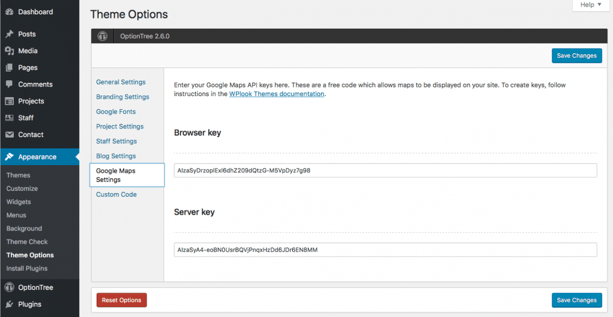 google - WPlook Documentation