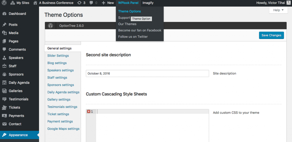 What are Theme Options? - WPlook Documentation