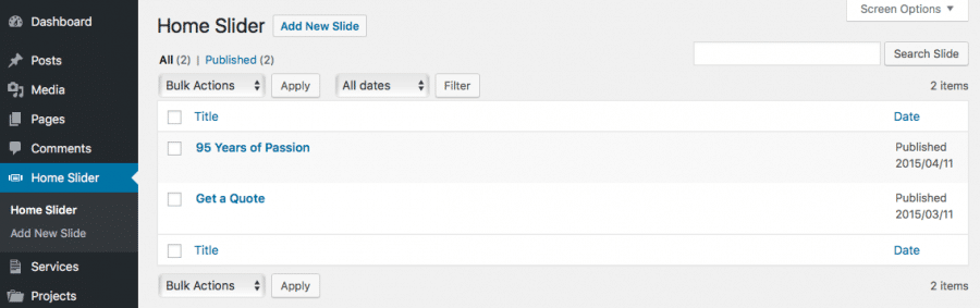 All Slides - WPlook Documentation