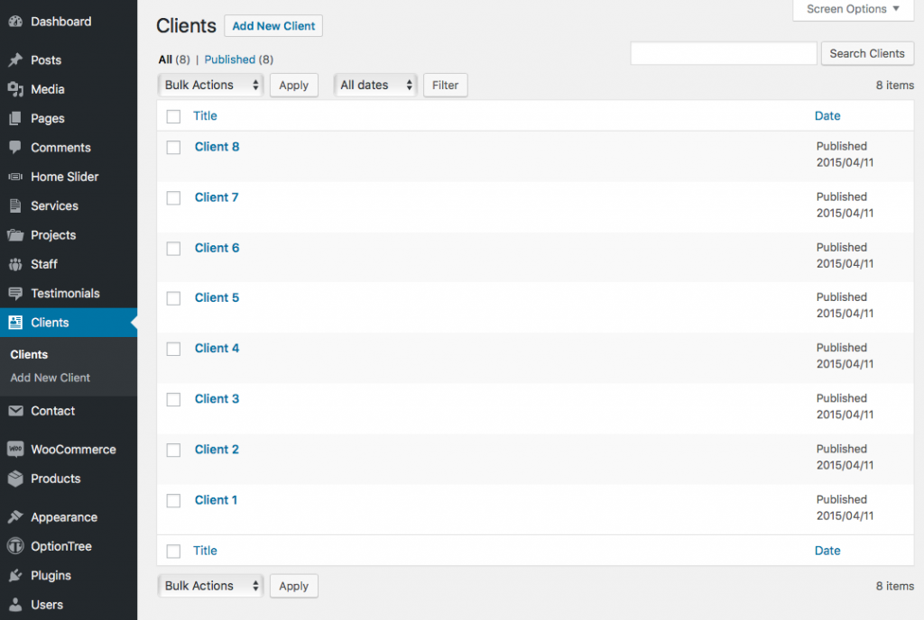 Clients - WPlook Documentation