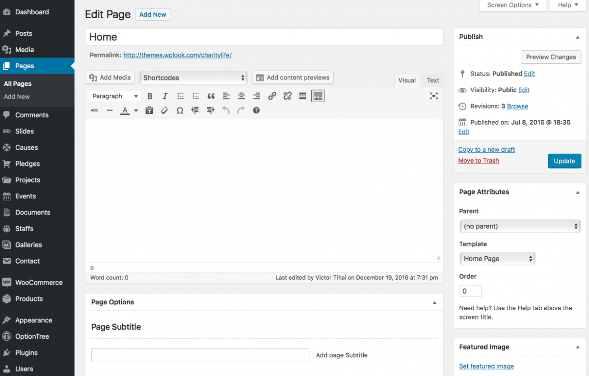 Customizer - WPlook Documentation