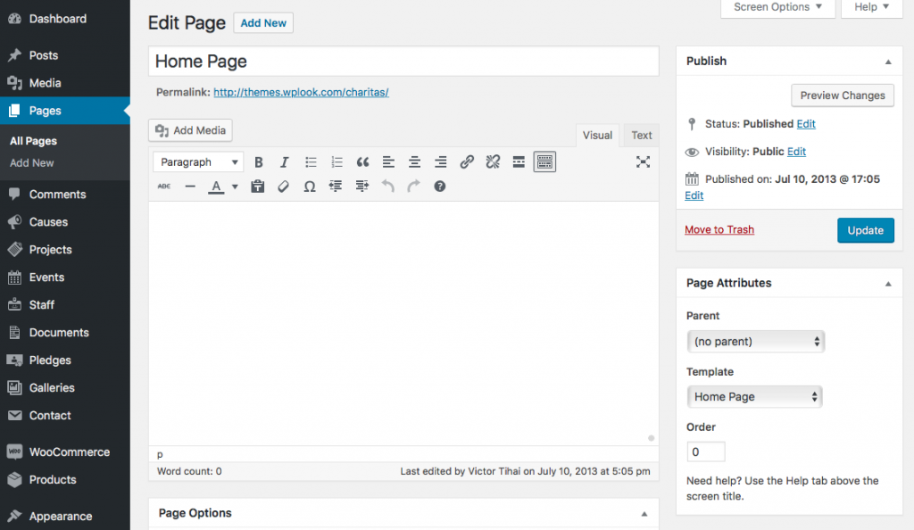Customizer - WPlook Documentation