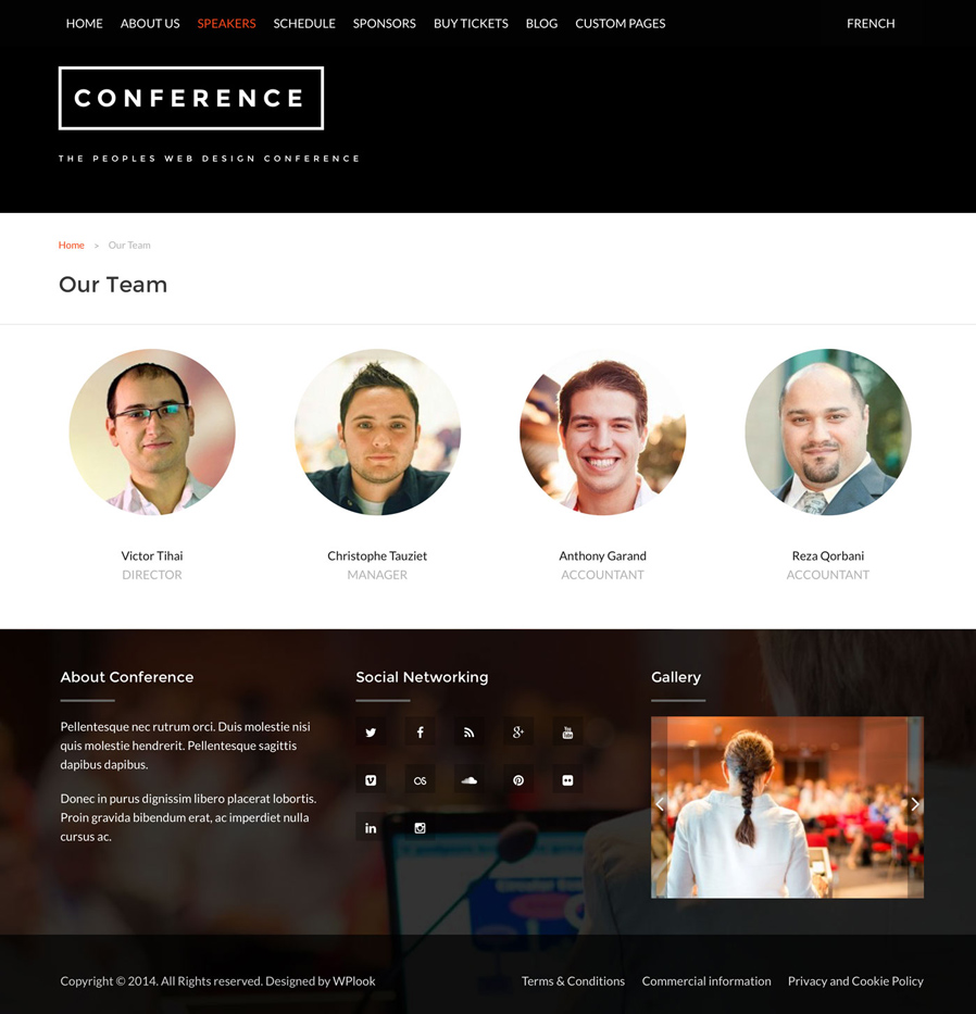 Conference WordPress Theme - Conference
