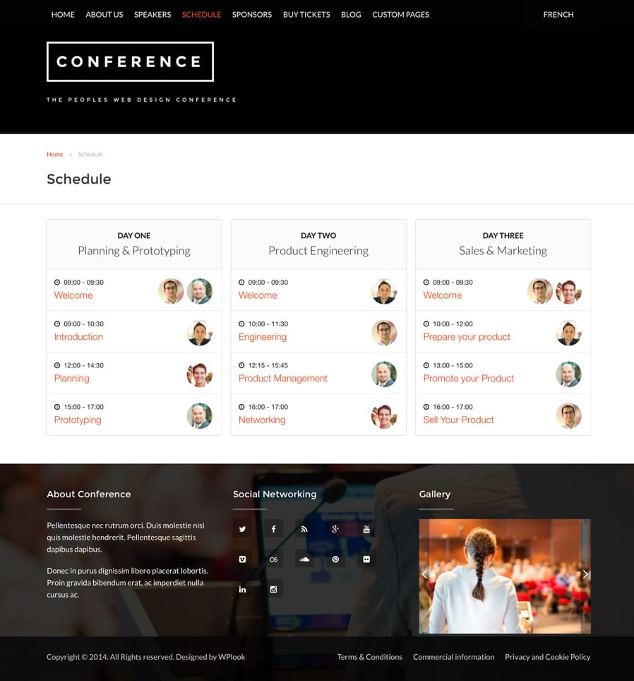 Conference WordPress Theme - Conference