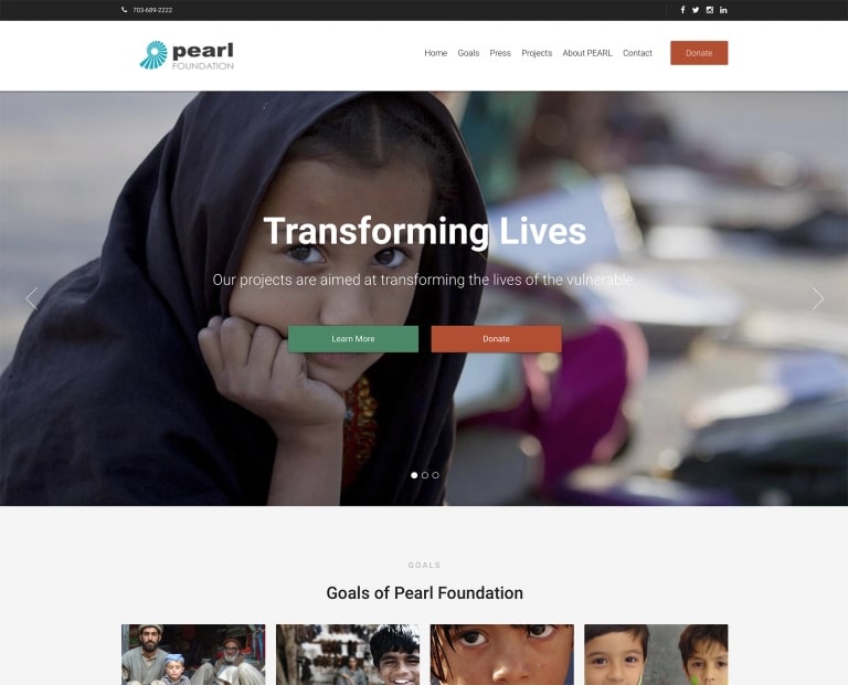 Pearl Foundation - WPlook Themes