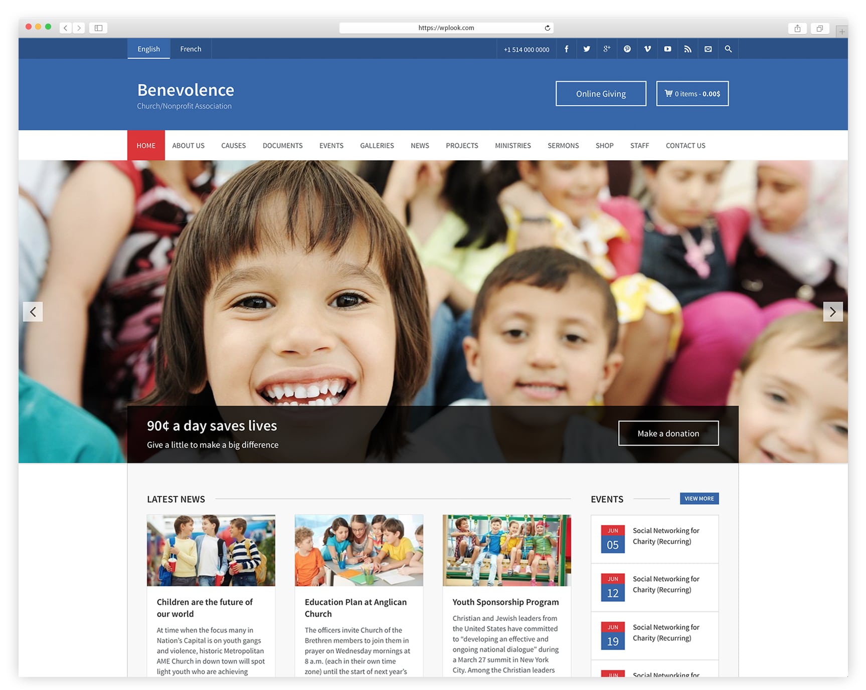 7 Examples of Church Websites Using Benevolence Theme - WPlook Themes
